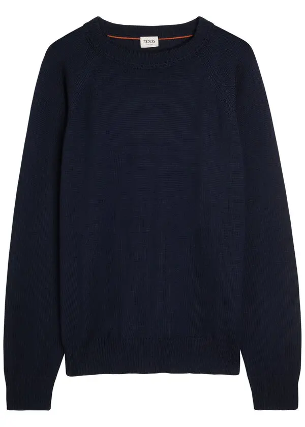 TOD'S Wool Jumper - Navy