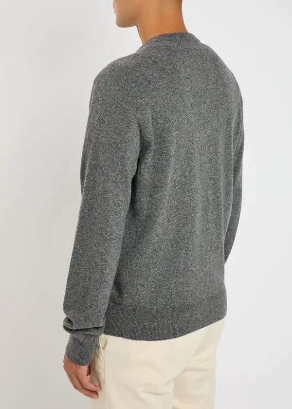 Dolce & Gabbana Logo-appliquéd Wool Sweatshirt