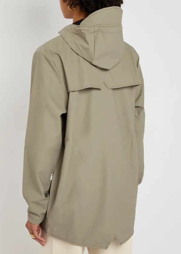 Rains W3 Hooded Waterproof Jacket - Sage