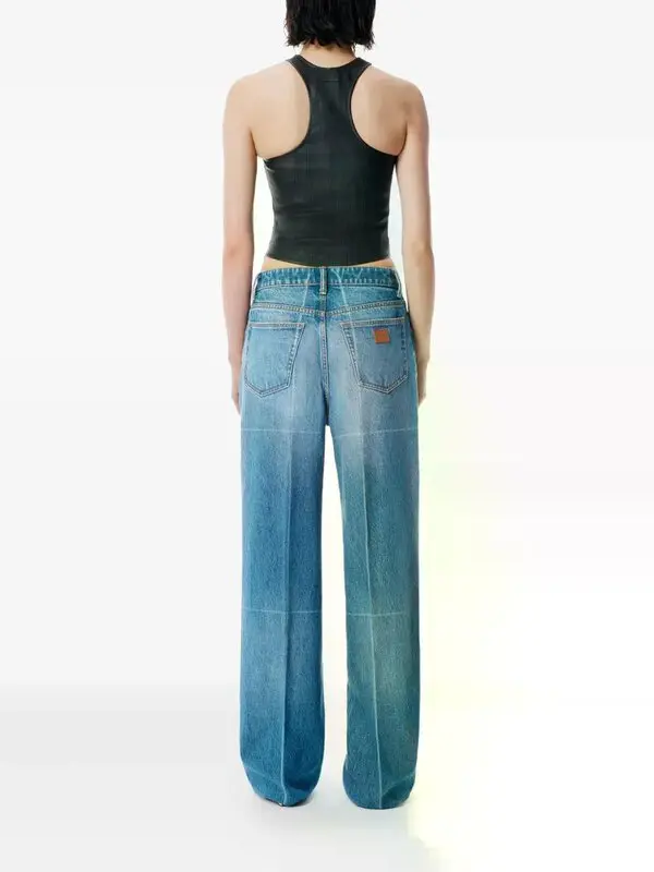 Alexander Wang Faded Straight Jeans
