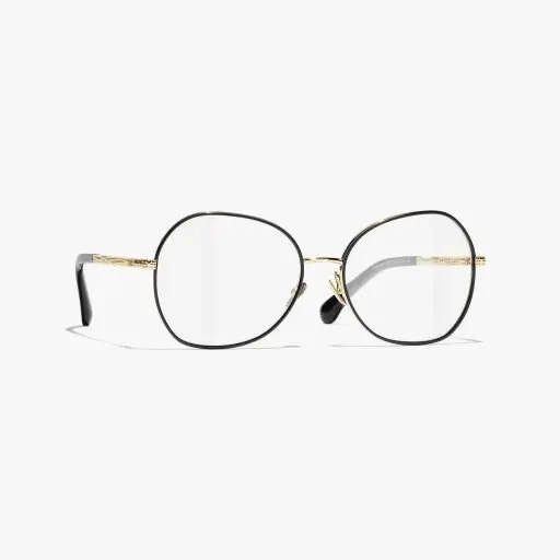 Chanel Butterfly Eyeglasses - Light Gold