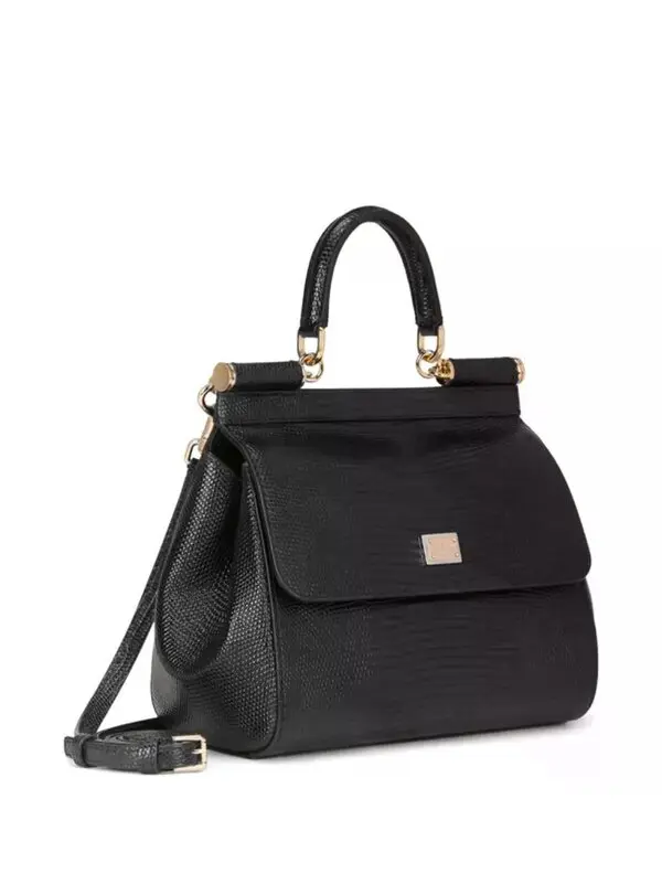 Dolce & Gabbana Medium Sicily Handbag - Black