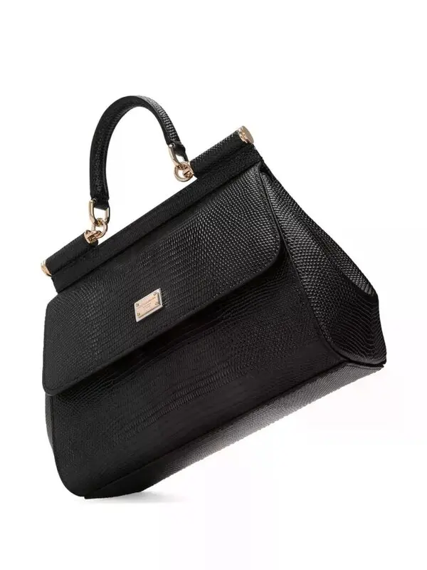 Dolce & Gabbana Medium Sicily Handbag - Black
