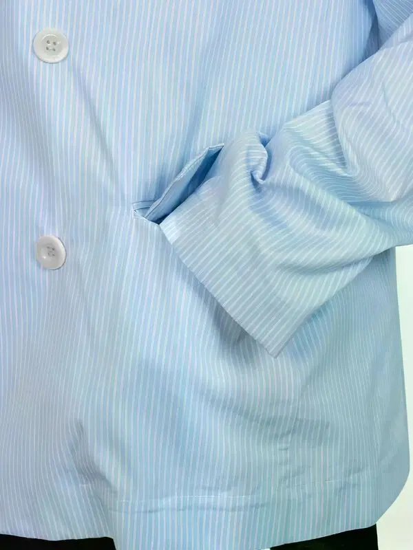 Sacai Pinstripe Double-breasted Blazer