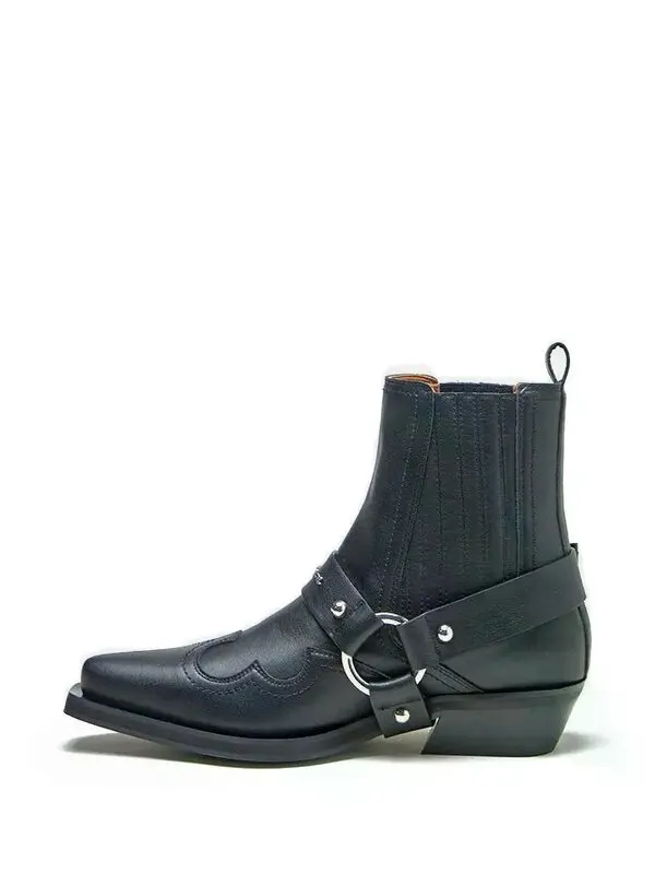 GANNI Western-buckle Boots