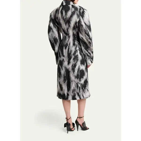 Givenchy Animal Hair Cocoon Coat