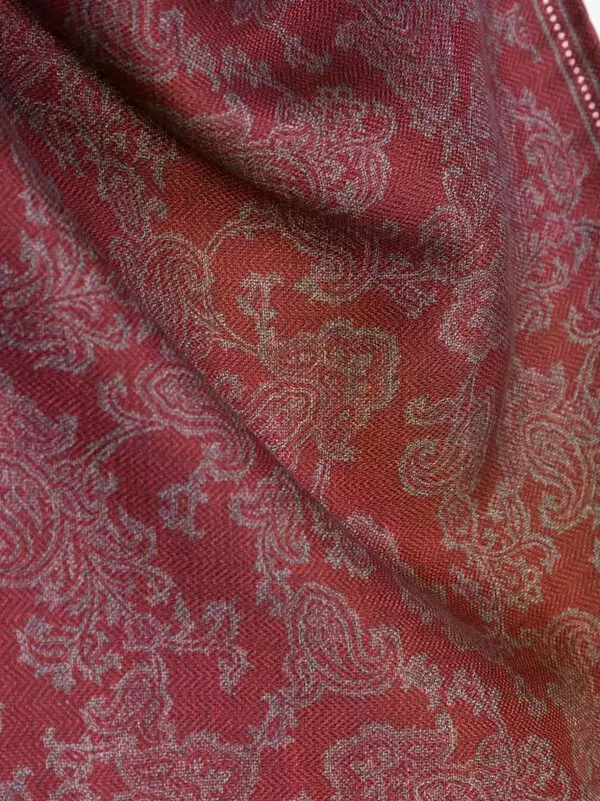 Brunello Cucinelli Paisley-design Silk Scarf