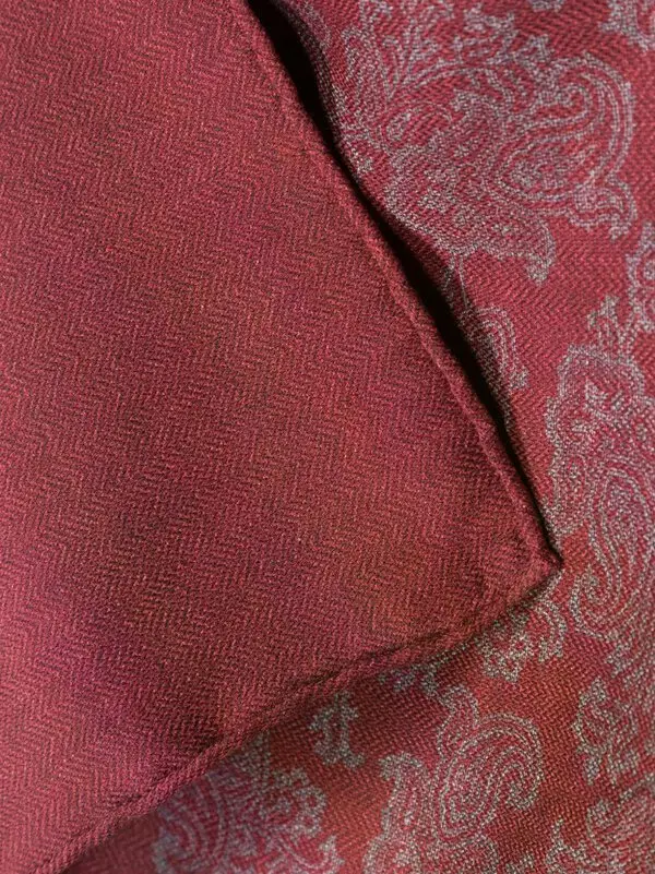 Brunello Cucinelli Paisley-design Silk Scarf
