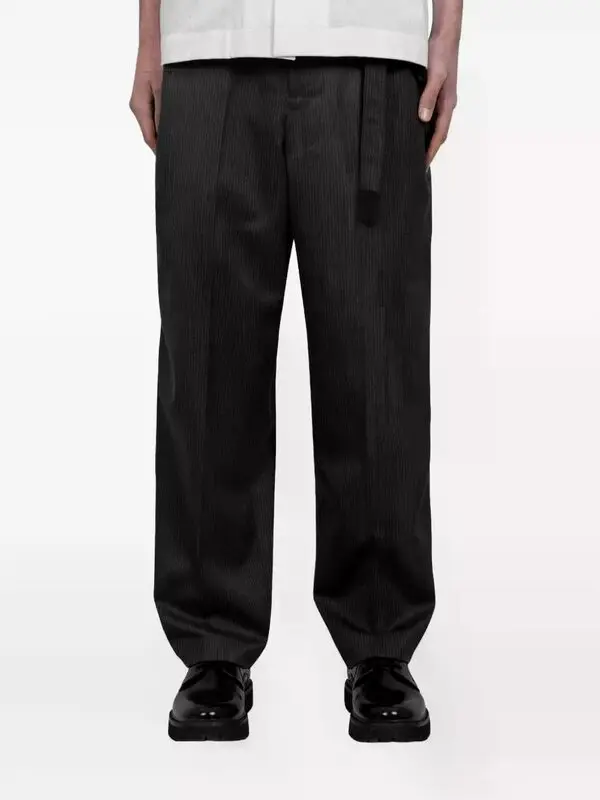 Sacai Pinstripe Wool Trousers