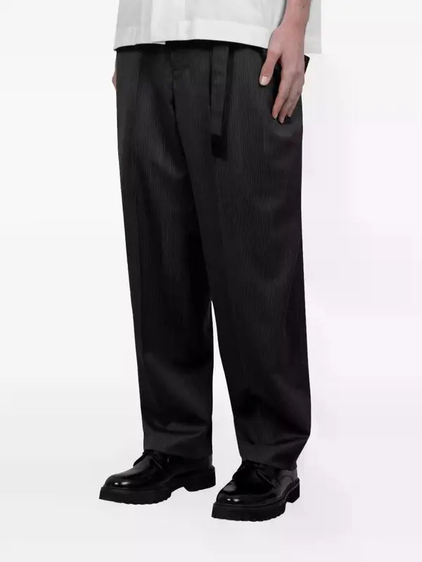 Sacai Pinstripe Wool Trousers