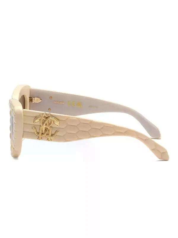 Roberto Cavalli Logo-plaque Sunglasses