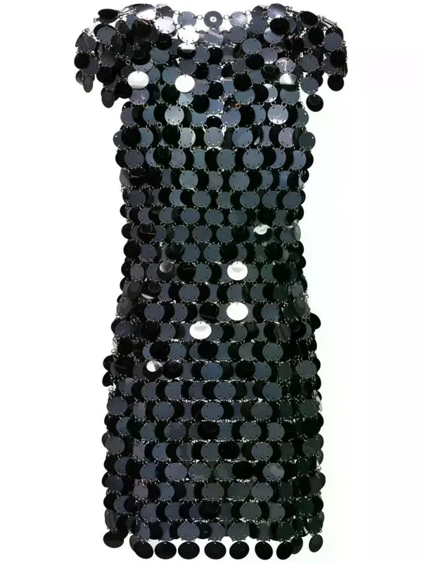 Rabanne Sequinned Chainmail Minidress
