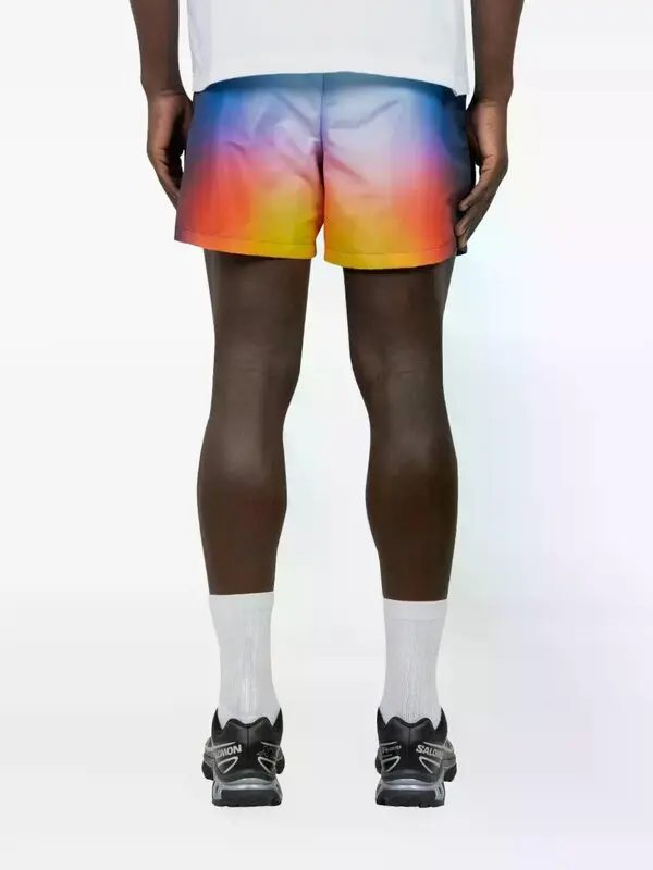 Casablanca Ombre-effect Swim Shorts - Blue