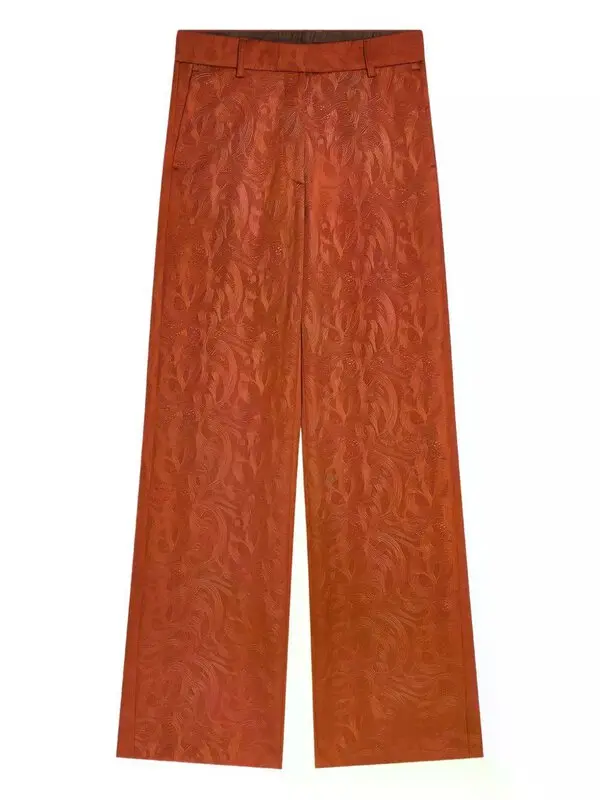 Dries Van Noten Jacquard-swirl Trousers