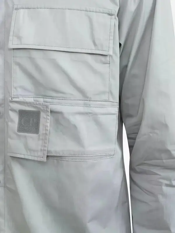 C.P. COMPANY Multi-pocket Organic-cotton Shirt - Grey