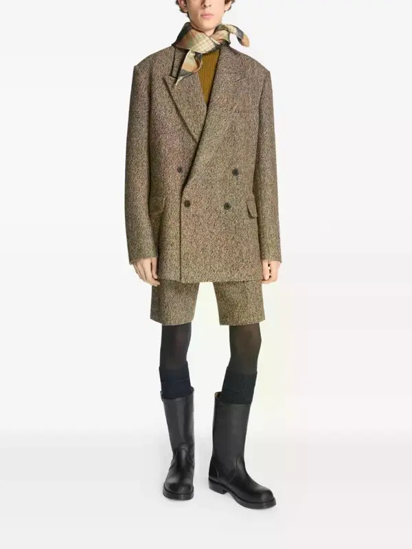 Dries Van Noten Buckle Leather Boots