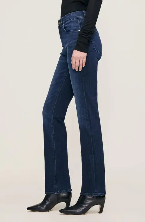 DL1961 Patti High-rise Straight Leg Jeans - Blue Cave