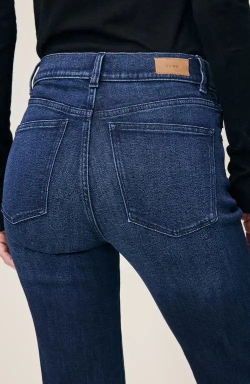 DL1961 Patti High-rise Straight Leg Jeans - Blue Cave