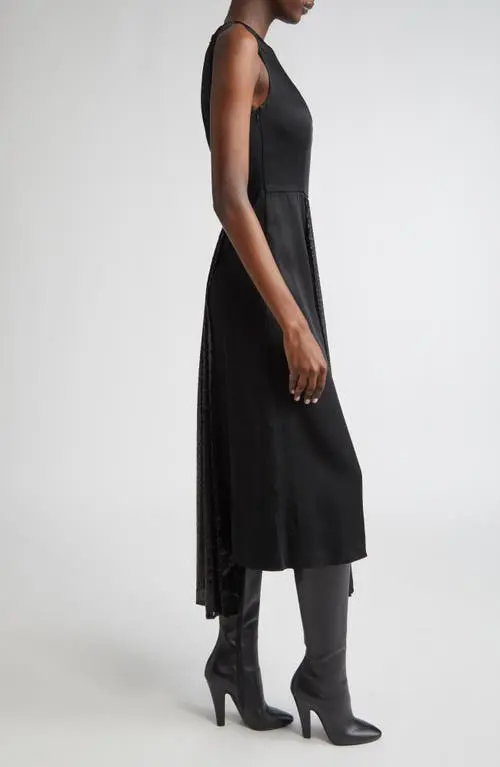 michael kors black pleated dress Pleated Slip Dress in BLACK - Sale