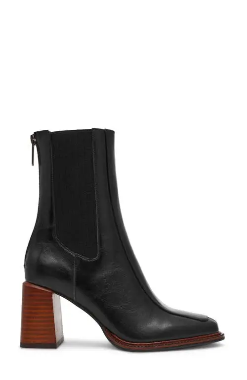 Steve Madden Downtown Chelsea Boot - Black Leather