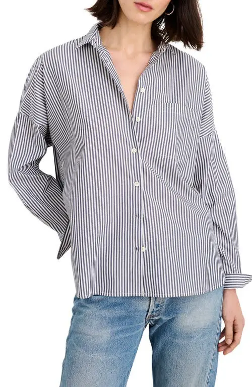 ALEX MILL Stripe Cotton Button-up Shirt