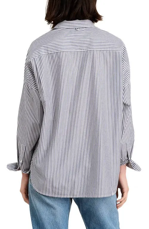 ALEX MILL Stripe Cotton Button-up Shirt