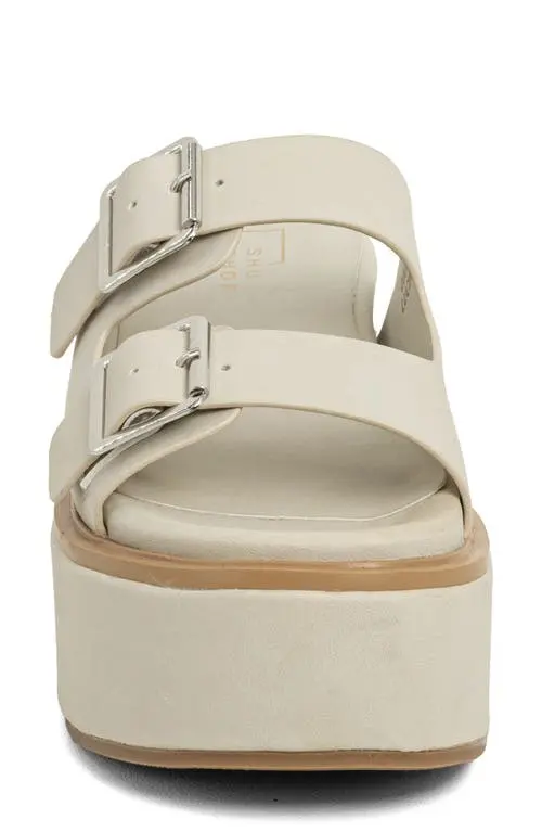 SHU SHOP Lucinda Platform Slide Sandal - Stone