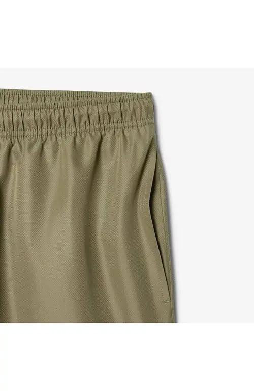 Lacoste Sport Diamante Drawstring Athletic Shorts - E9f Olive
