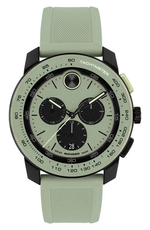 Movado Bold Tr90 Chronograph Strap Watch - Green