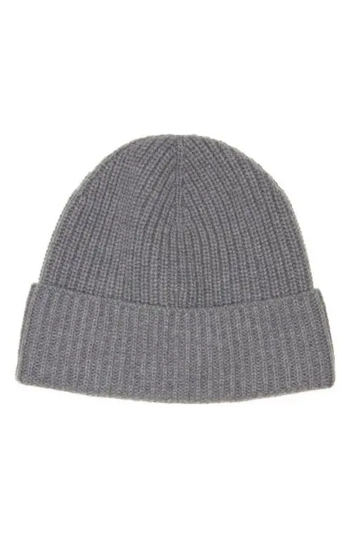 Moncler Embroidered Cashmere Beanie - Gray
