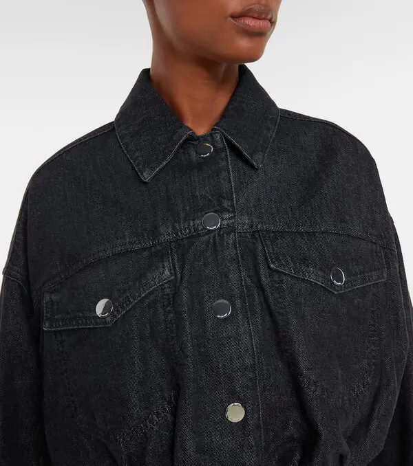 Sportmax Sondrio Cropped Denim Shirt