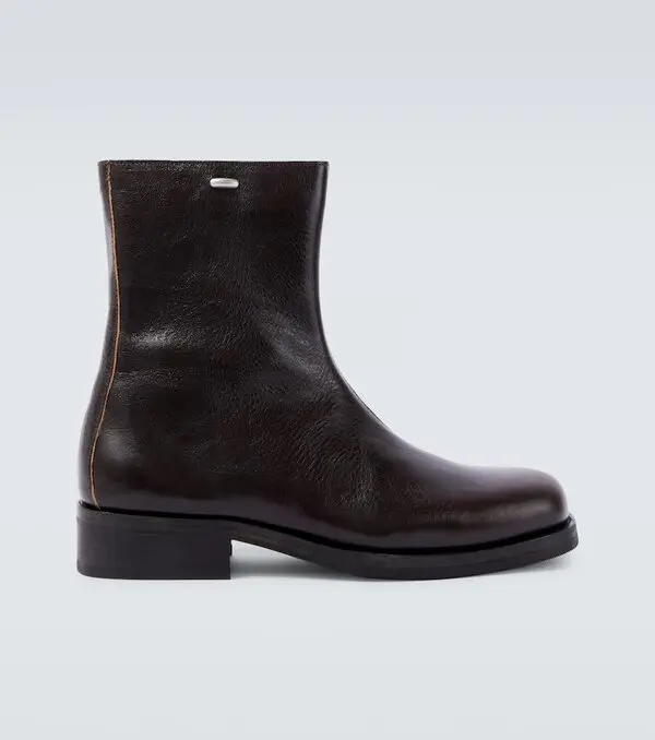 Our Legacy Camion Leather Ankle Boots - Brown
