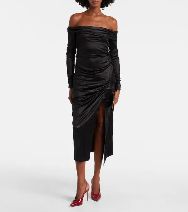 GIANVITO ROSSI 105 Patent Leather Slingback Pumps