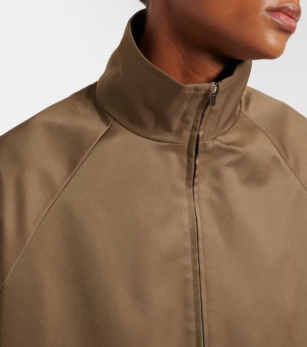 THE FRANKIE SHOP Baxter Oversized Blouson - Brown