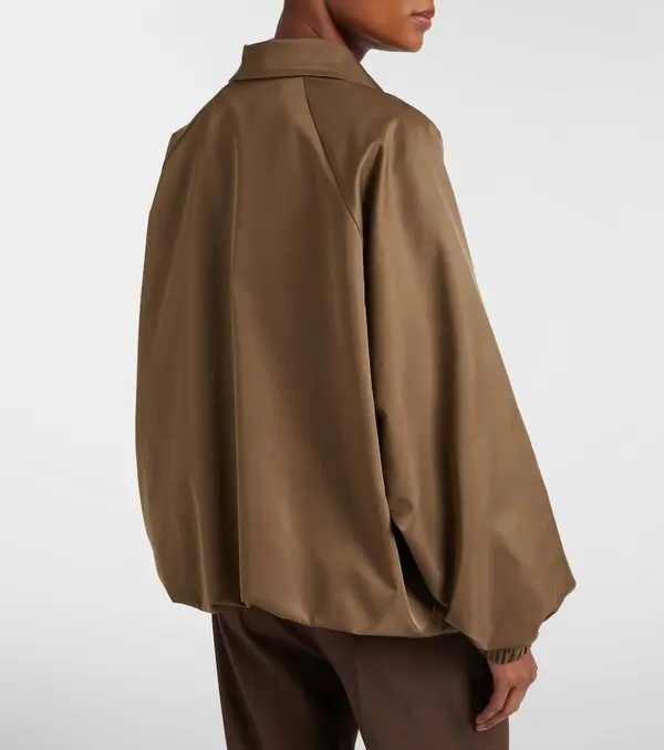 THE FRANKIE SHOP Baxter Oversized Blouson - Brown