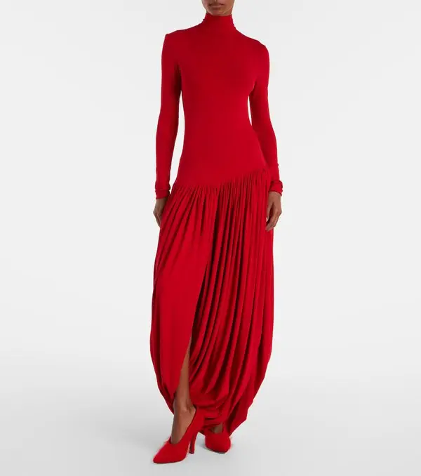 Magda Butrym Felt Pumps - Red