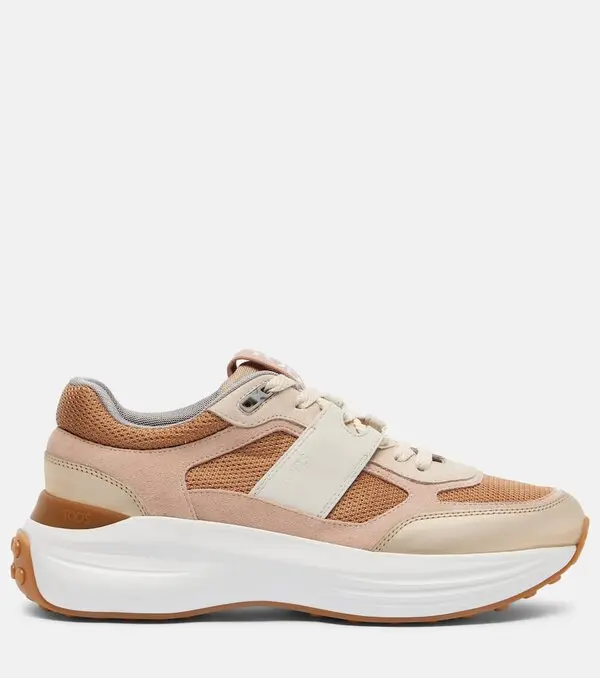 TOD'S Leather-trimmed Sneakers