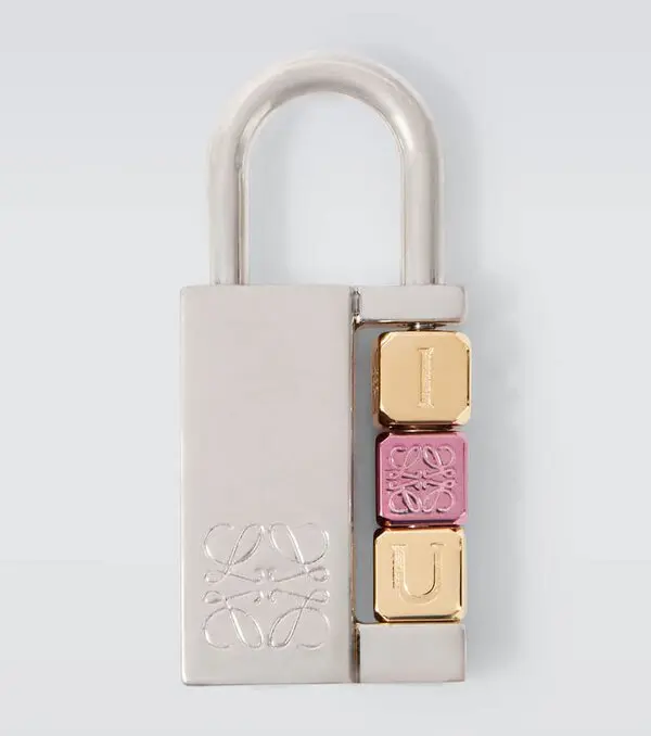 Loewe Padlock Anagram Bag Charm