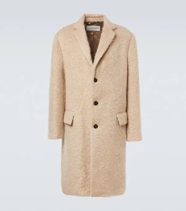 Dries Van Noten Mohair And Wool Coat