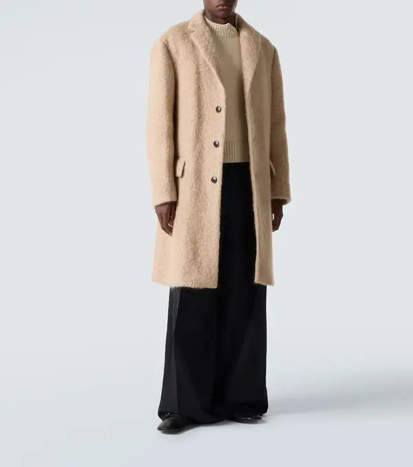 Dries Van Noten Mohair And Wool Coat