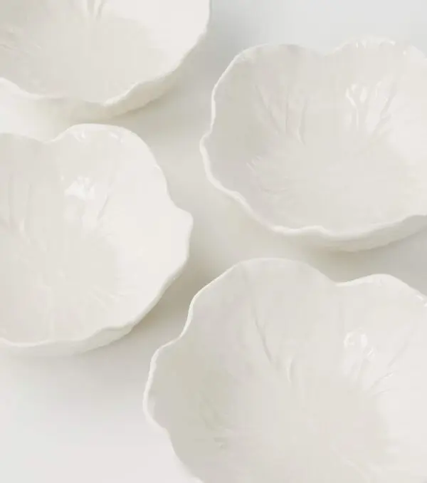 BORDALLO PINHEIRO Cabbage Set Of 4 Ceramic Bowls