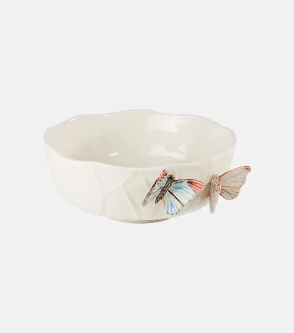 BORDALLO PINHEIRO Cloudy Butterflies Salad Bowl Claudia Schiffer - Multicoloured
