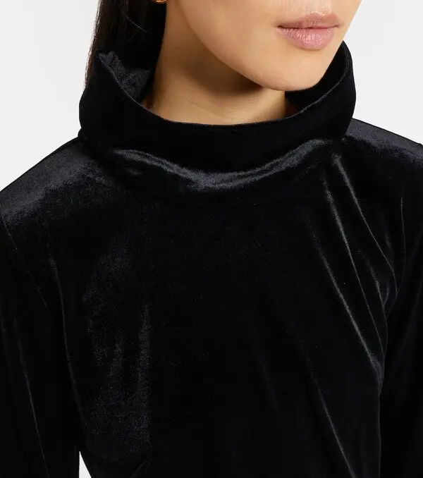 Dorothee Schumacher Velvet Turtleneck Top