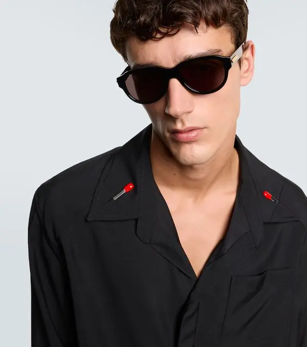 Bottega Veneta Round Frame Sunglasses