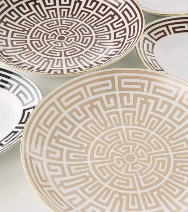 GINORI 1735 Labirinto Porcelain Centerpiece - Beige