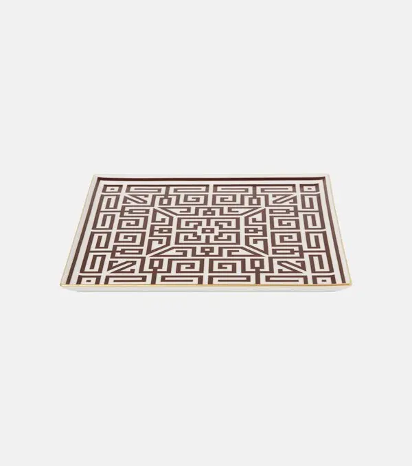 GINORI 1735 Labirinto Porcelain Centerpiece - Brown