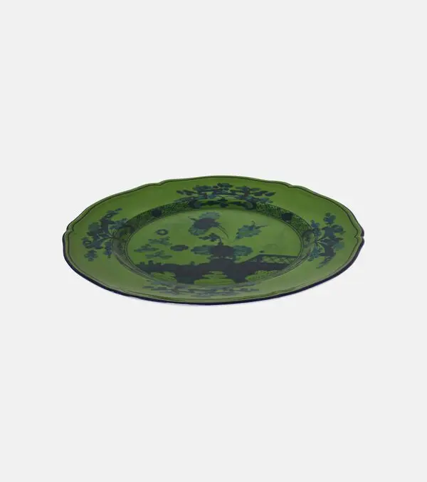 GINORI 1735 Oriente Italiano Porcelain Charger Plate - Green