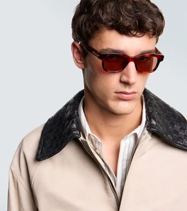 Bottega Veneta Square Frame Sunglasses