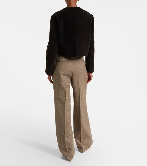 Dorothee Schumacher Soft Touch Cropped Leather Jacket