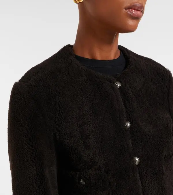 Dorothee Schumacher Soft Touch Cropped Leather Jacket
